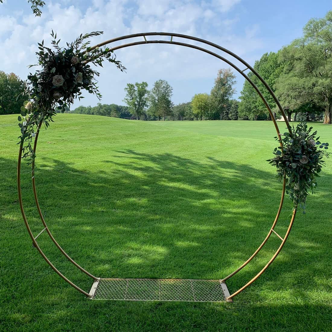 Gold Moon Arch - Fresh Flowers by Anna